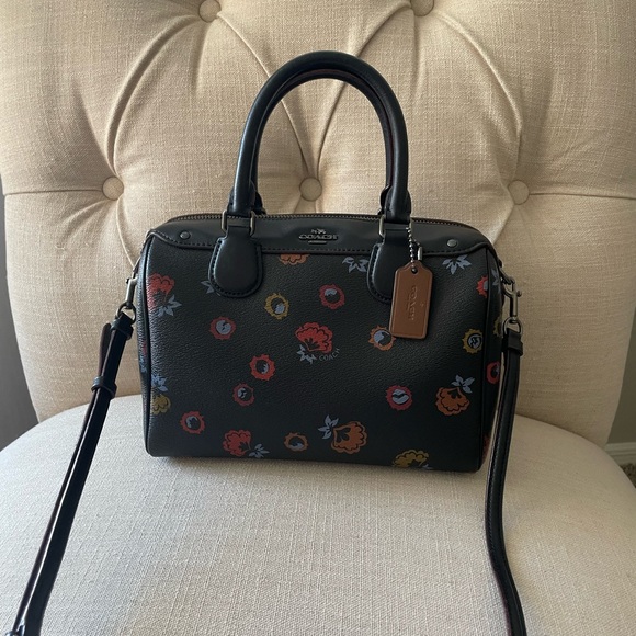 Coach | Bags | Coach Top Handle Satchel Crossbody In Black | Poshmark
